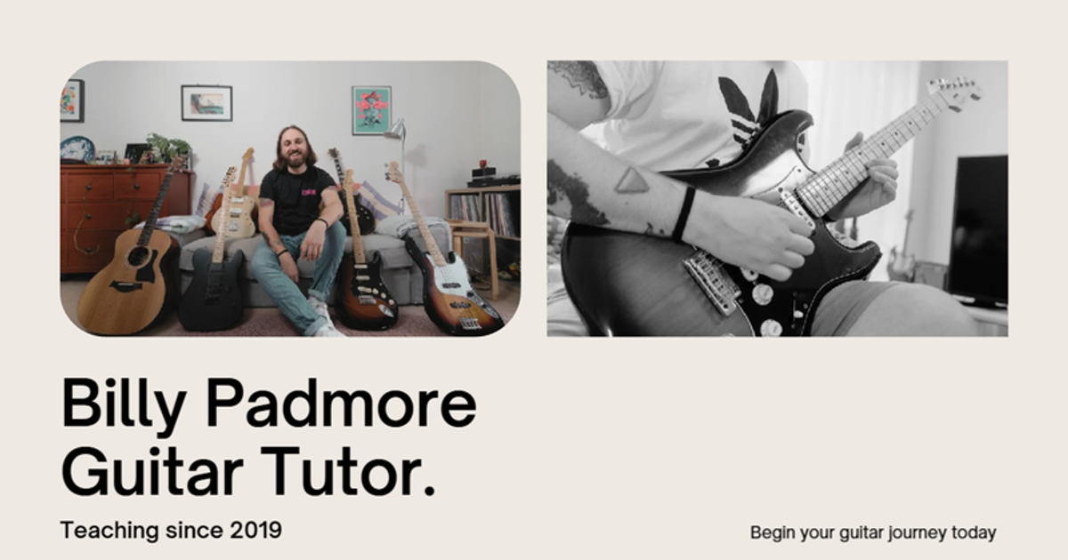 Billy Padmore Guitar Tutor